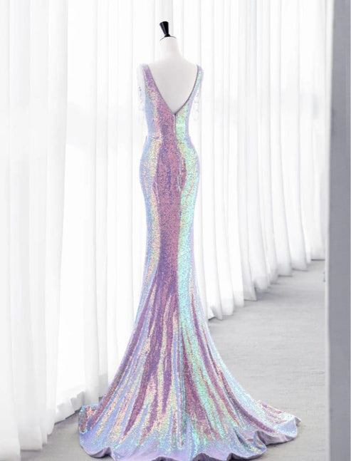 Luxurious Shiny Long Sequin Prom Dress P1714 – PreppyDress
