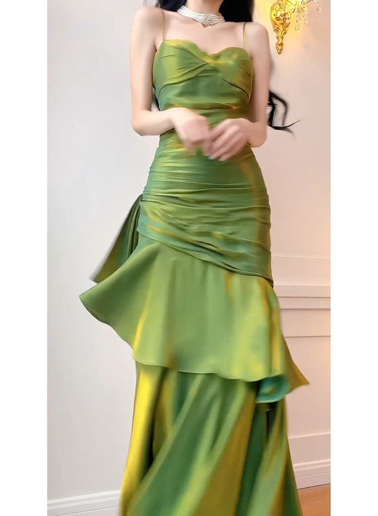 Modest Straps Sweetheart Long Evening Dress Party Dress Formal Dress P ...