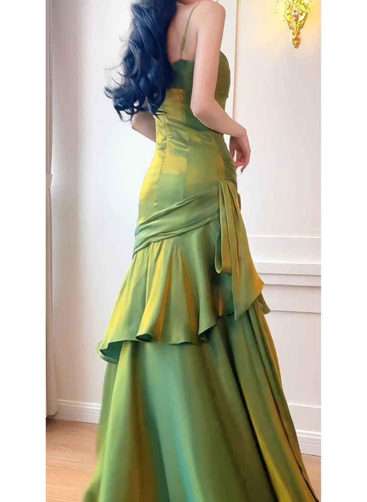 Modest Straps Sweetheart Long Evening Dress Party Dress Formal Dress P ...