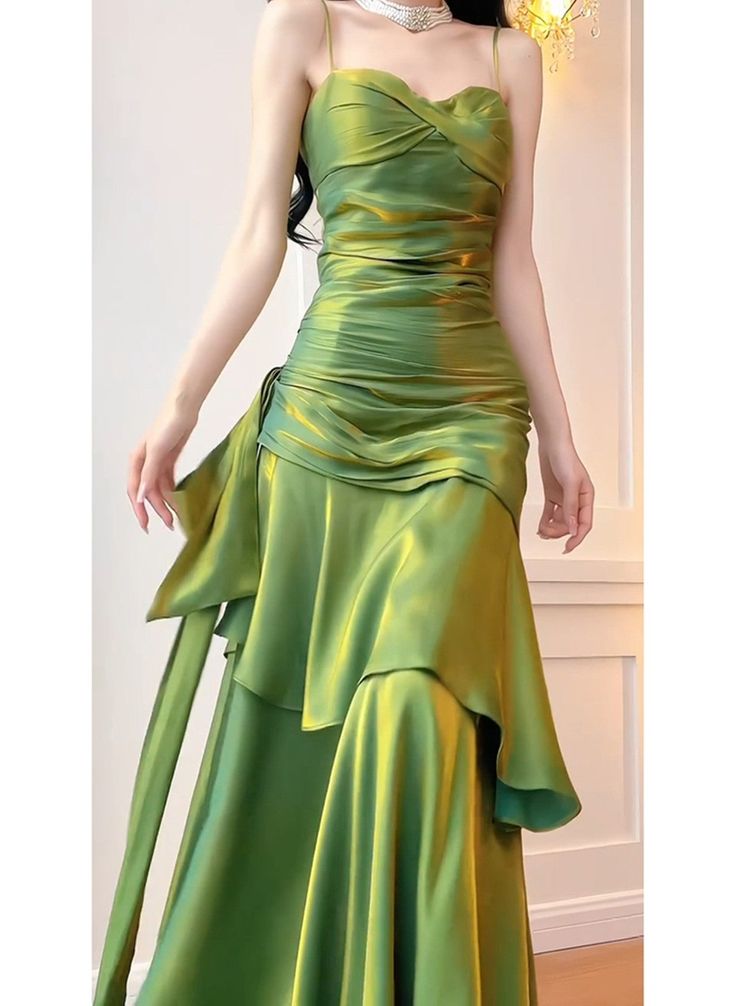 Modest Straps Sweetheart Long Evening Dress Party Dress Formal Dress P ...