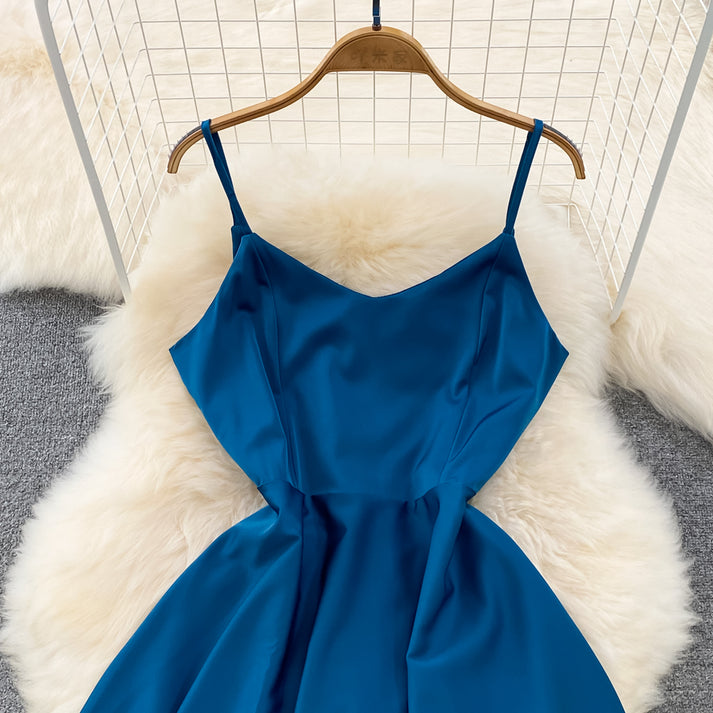 Simple V-neck Long Dresses, A-line Spaghetti Straps Party Dresses P277 ...